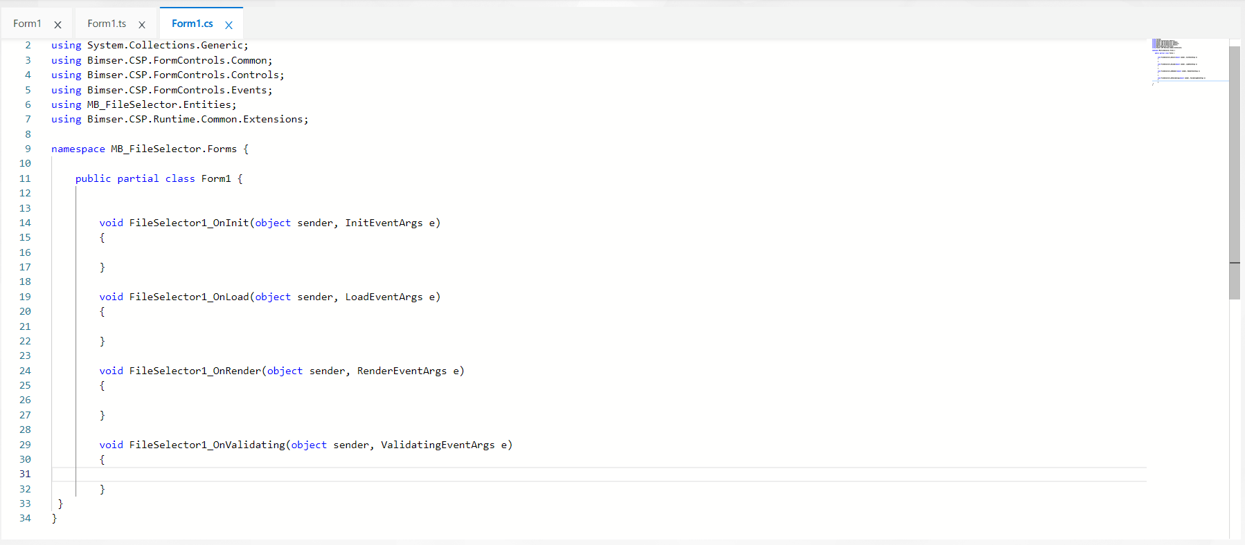 FileSelector | Bimser